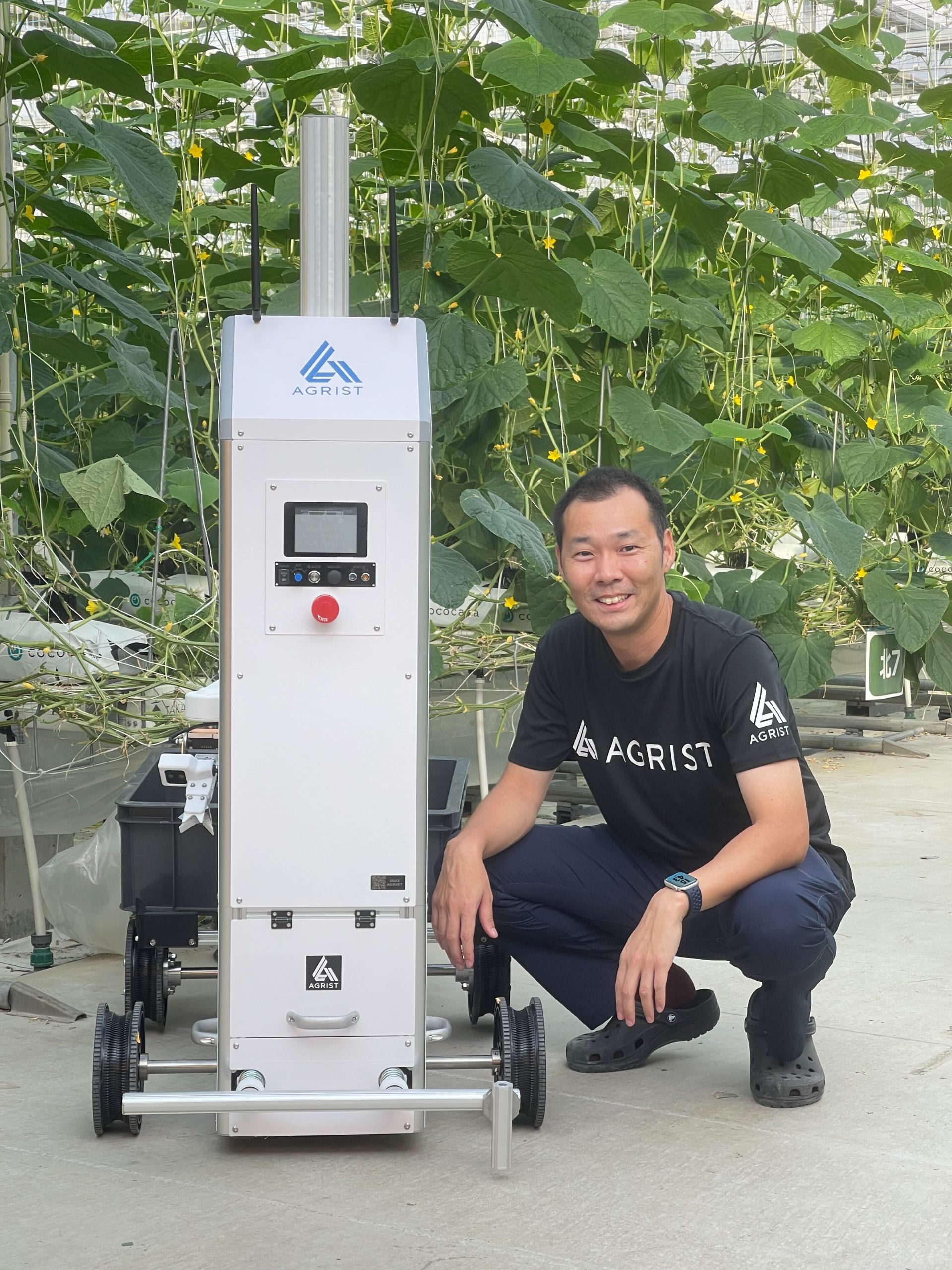 キュウリ収穫ロボットを第13回農業WEEKで初出展 | スマート農業DXのAGRIST株式会社