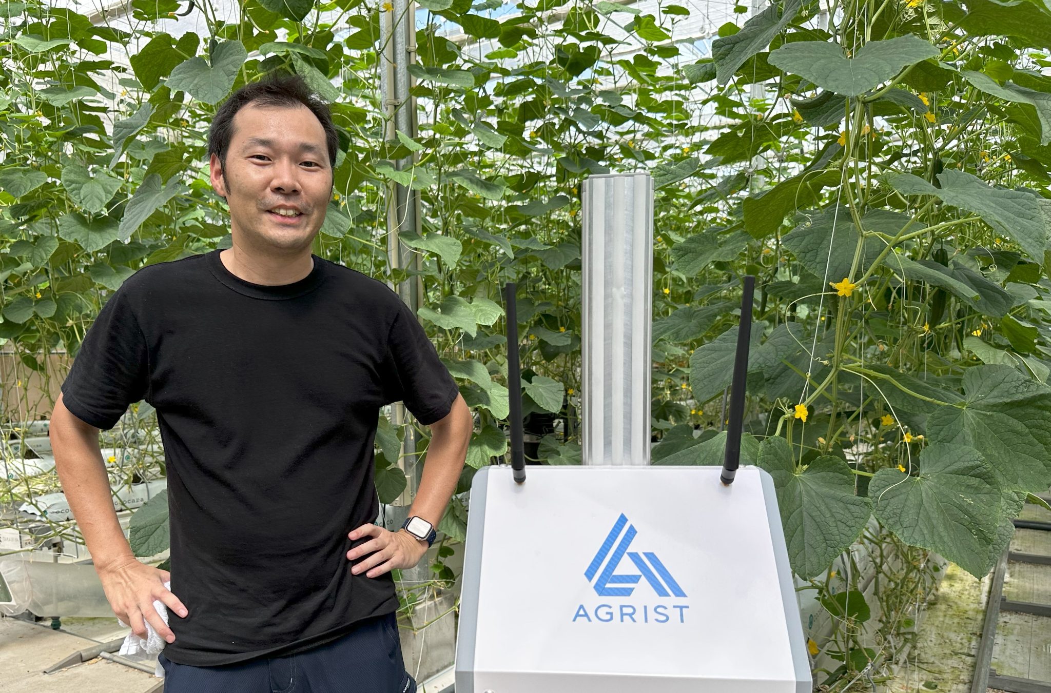 初導入。現場でのキュウリ収穫ロボット稼働にエンジニア手ごたえ | スマート農業DXのAGRIST株式会社